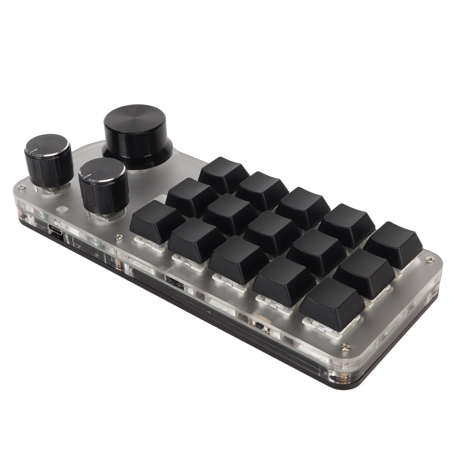 Vikye One Handed Programmable Mechanical Keyboard,15 Keys Programming ...