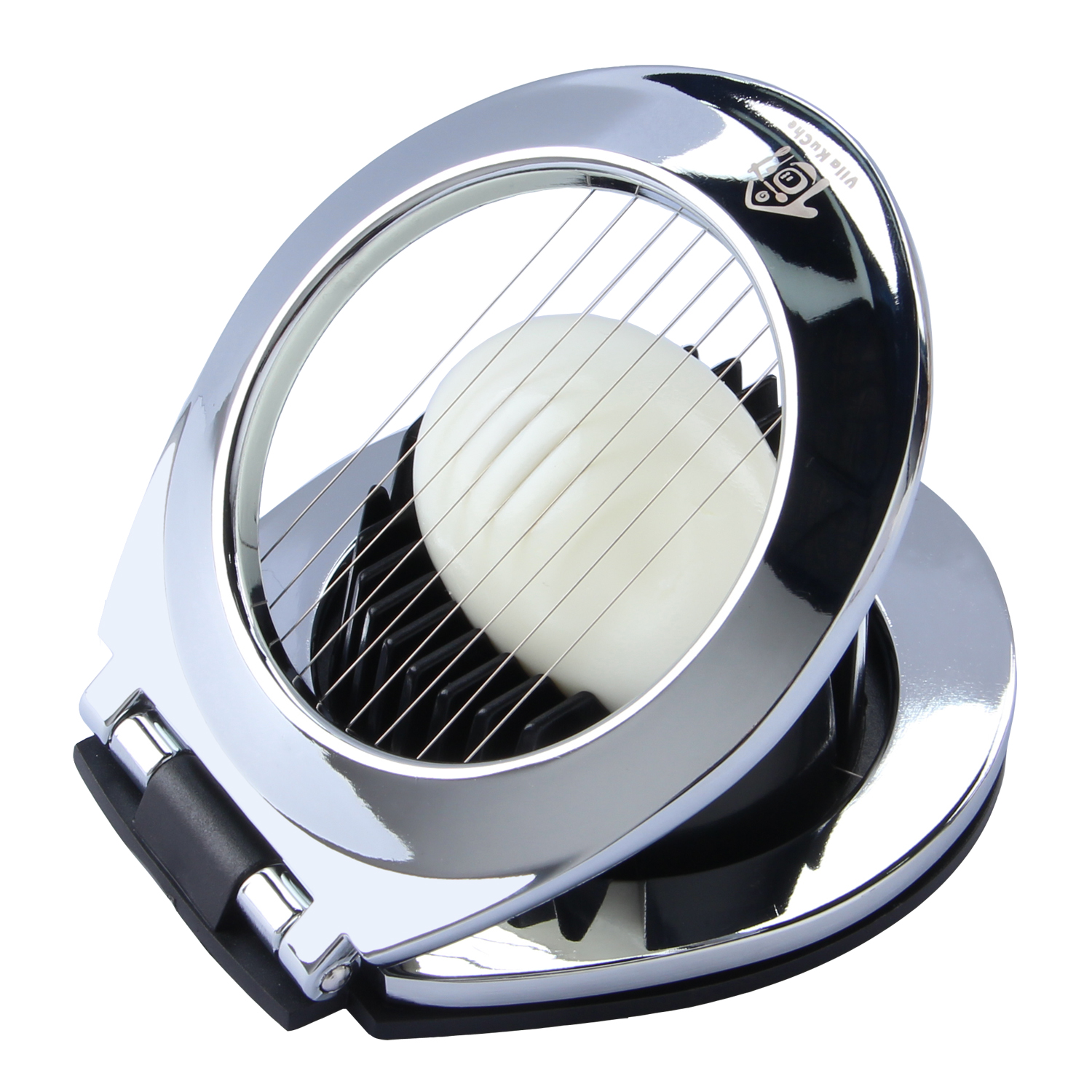 Egg Slicer Stainless Steel Egg Slicer For Hard Boiled Eggs Accurately ...