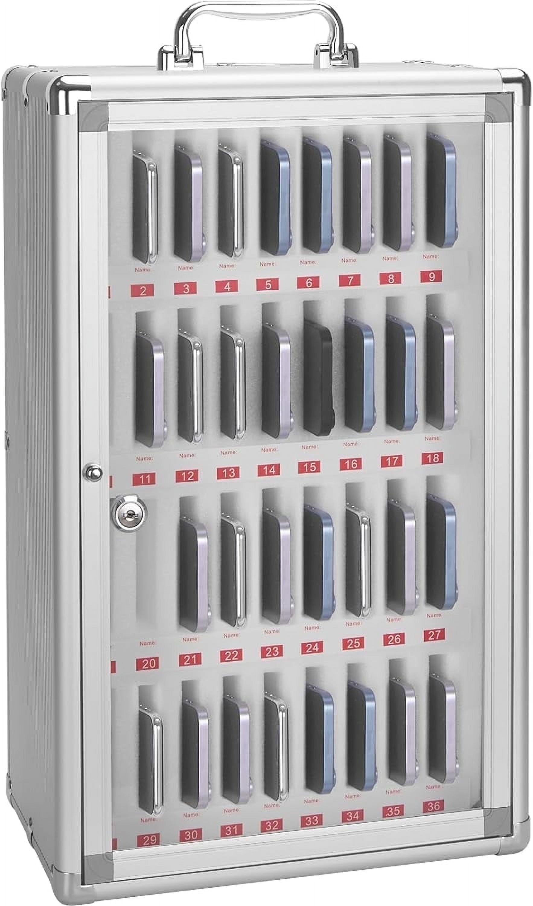 Vilcjson 36-Slot Cell Phone Locker - Storage Cabinet for Classroom ...