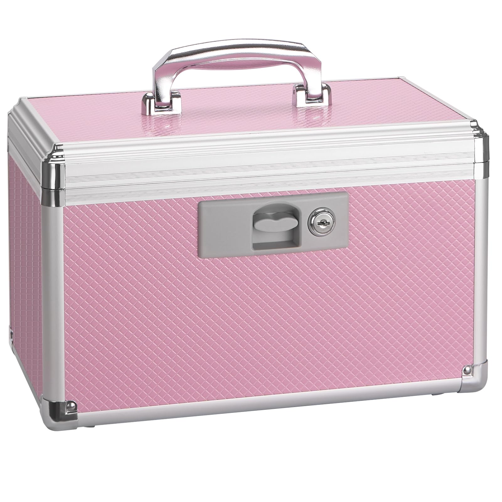 Vilcjson Locked Medicine Box for Safe Medication Storage – Pink, 10x6x6 ...