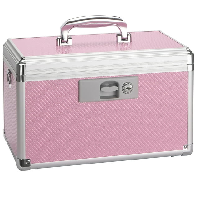 Vilcjson Locked Medicine Box for Safe Medication Storage – Pink, 11.2x7 ...