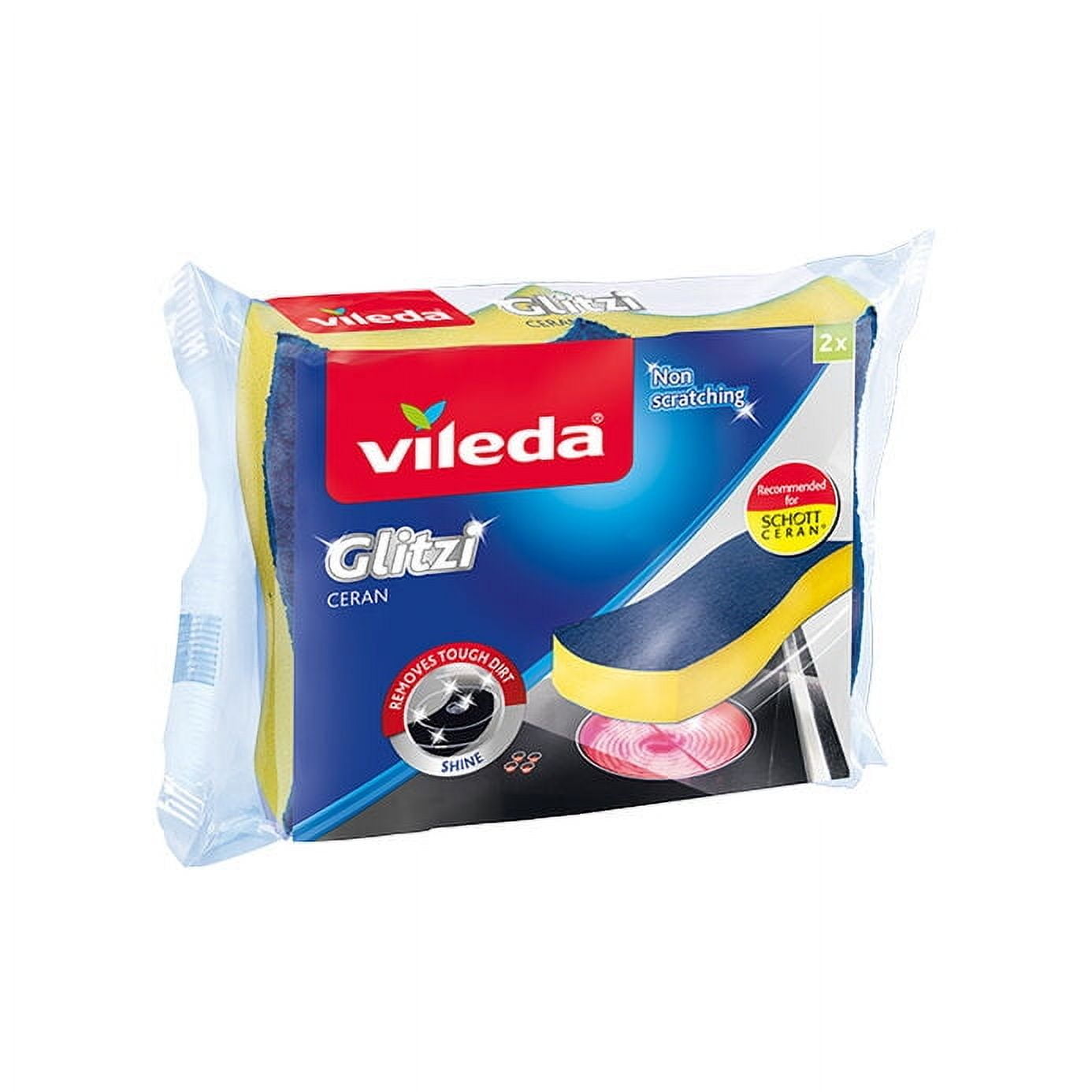 Vileda Glitzi CERAN glass ceramic scourer sponge -Set of 2- - Walmart.com