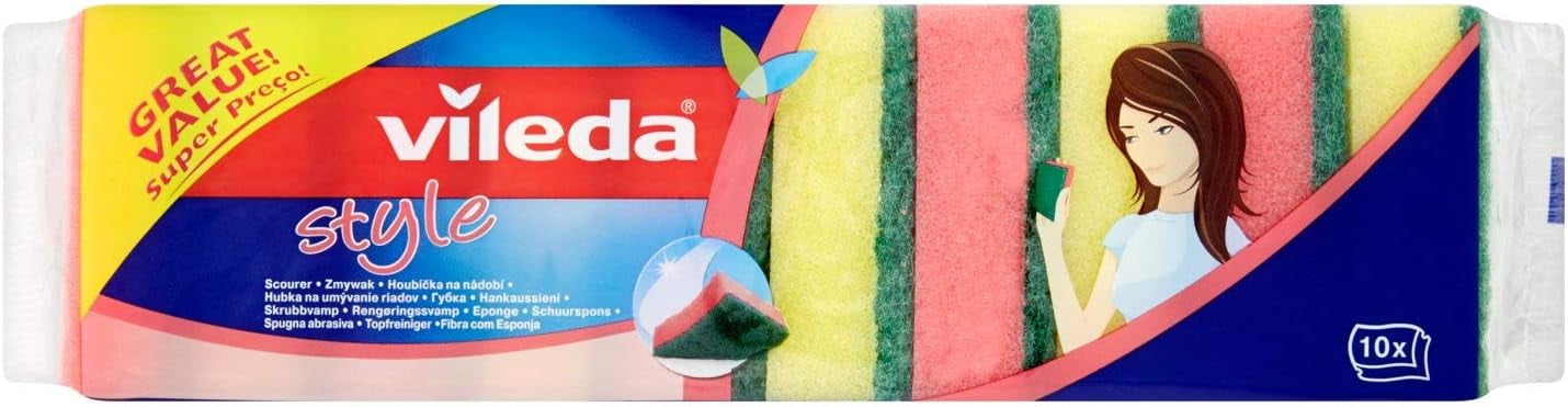 Vileda – Sponges, Style – 10 Pieces - Walmart.com