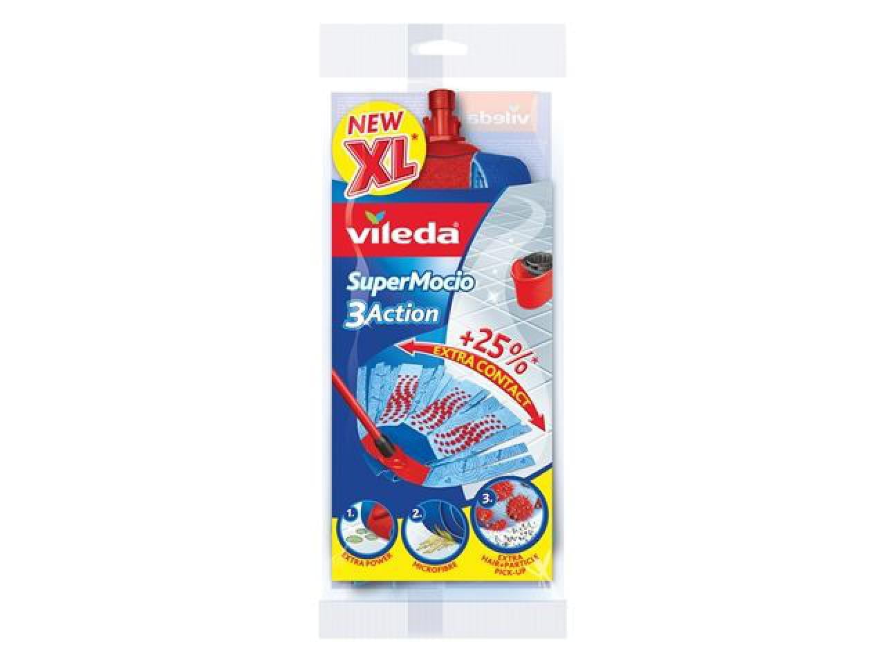 Vileda - SuperMocio 3Action XL Refill - Walmart.com