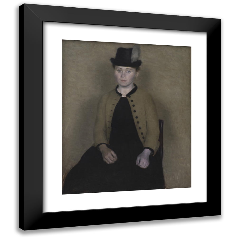 Vilhelm Hammershøi 15x18 Black Modern Framed Museum Art Print Titled ...