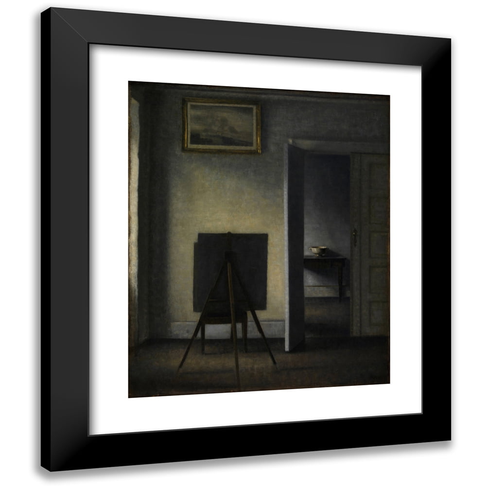Vilhelm Hammershøi 15x18 Black Modern Framed Museum Art Print Titled ...