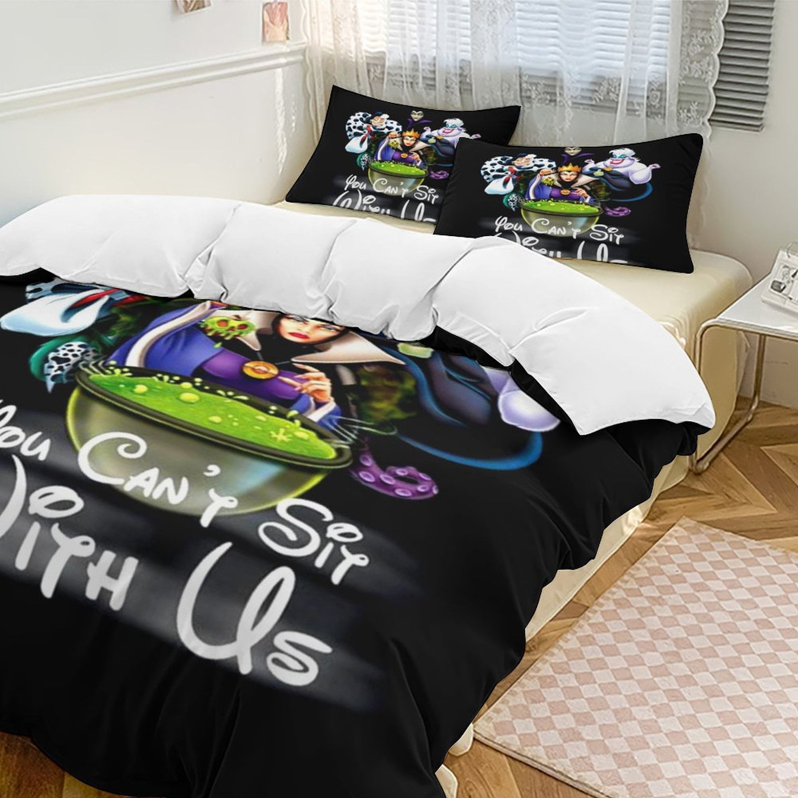 Vill-ain Bad Witche 3 Piece Comforter Bedding 1 Set Super Soft Quilt ...