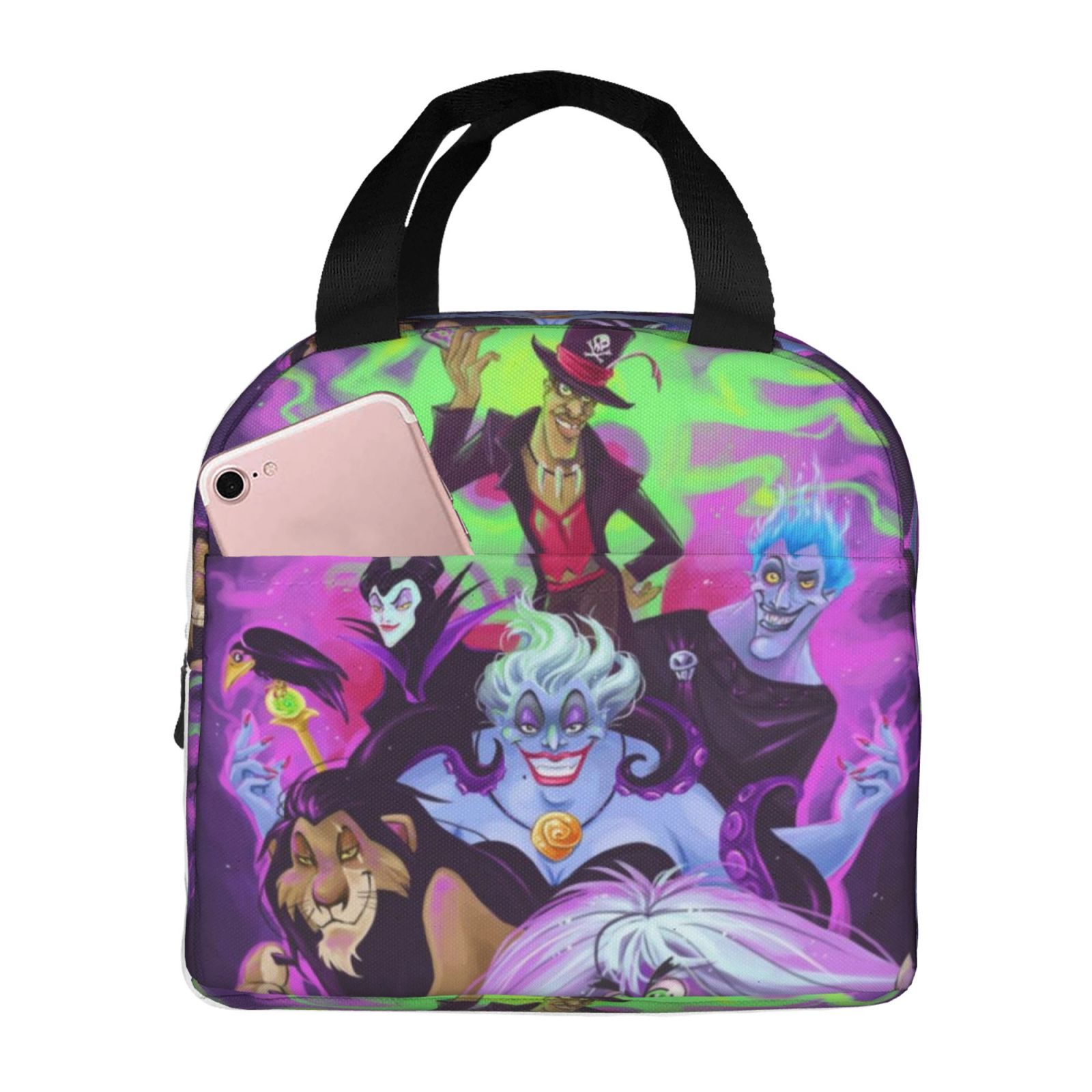 Vill-ain Bad Witche Lunch Bag Insulated Lunch Box Reusable Cooler ...