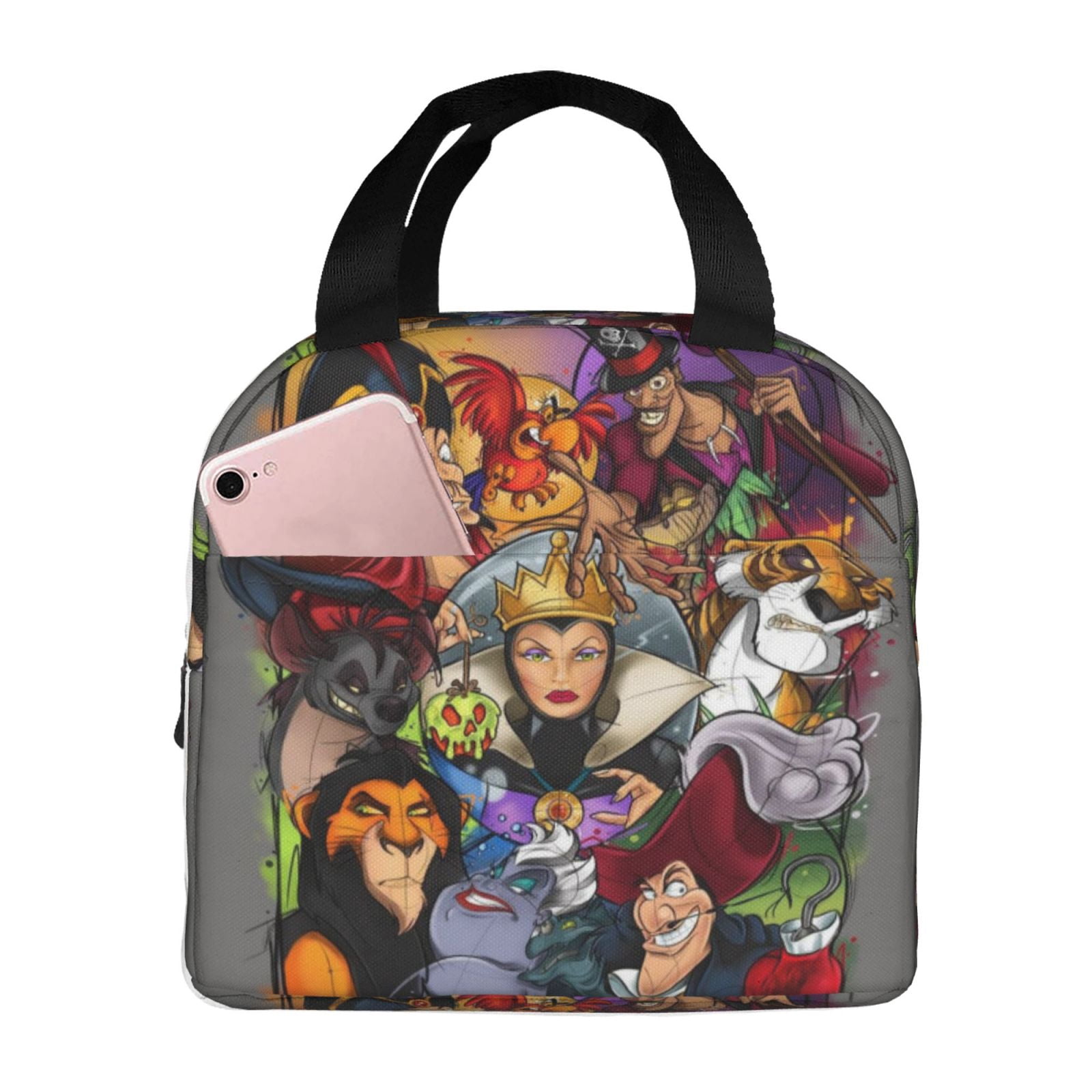Vill-ain Bad Witche Lunch Bag Insulated Lunch Box Reusable Cooler ...