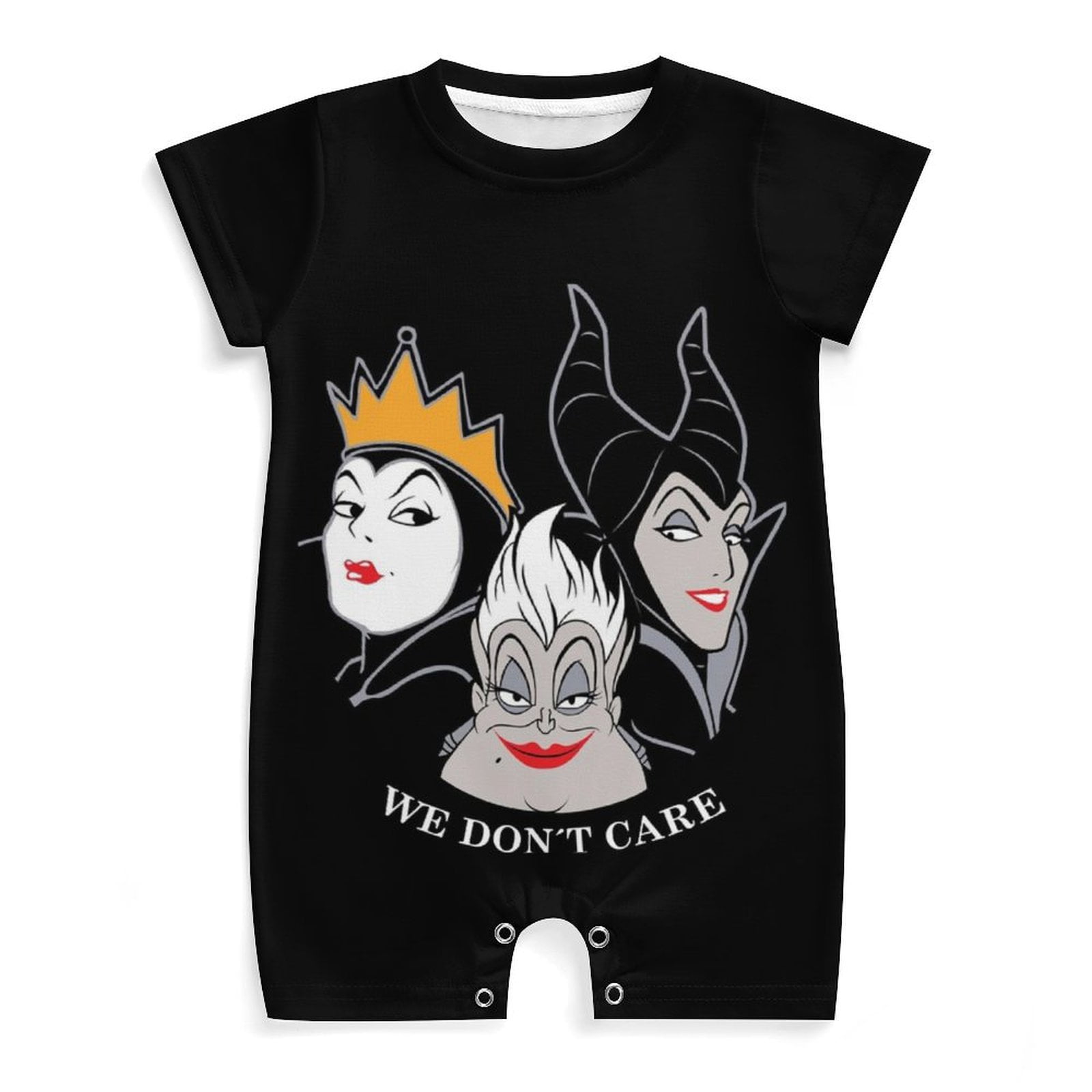 Vill-ain Bad Witche Newborn Baby Romper Clothing Infant Summer Baby ...