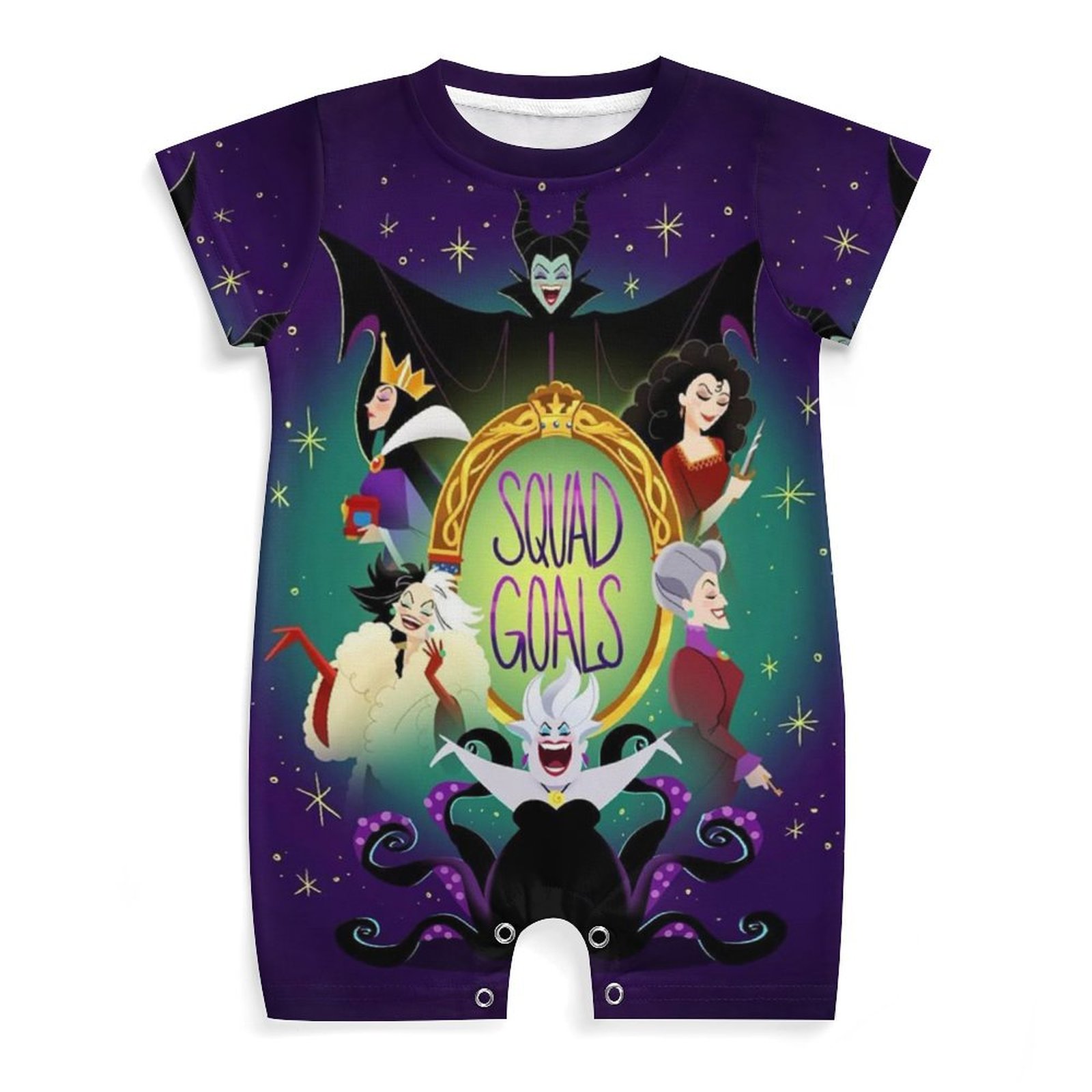 Vill-ain Bad Witche Newborn Baby Romper Clothing Infant Summer Baby ...
