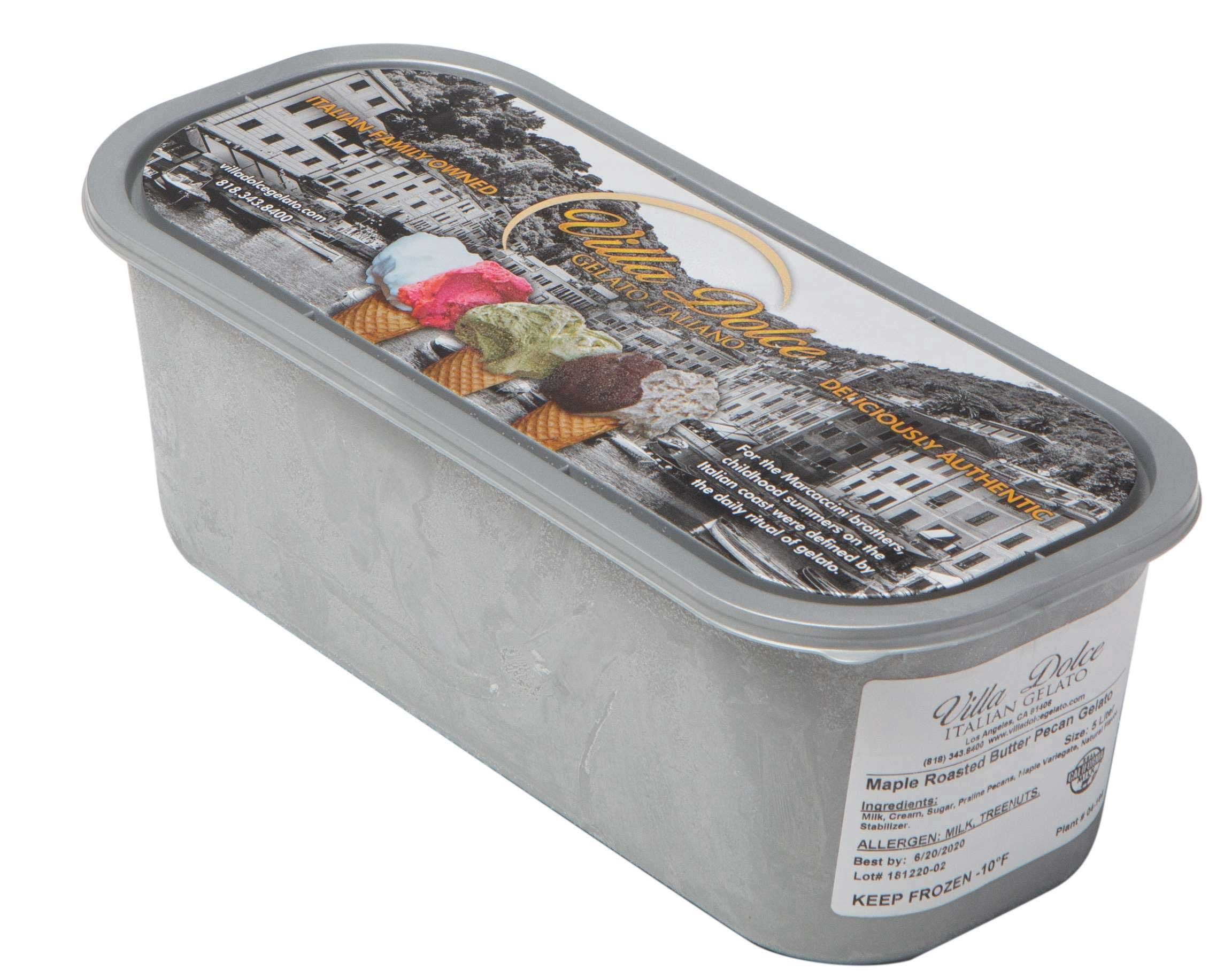 Villa Dolce Maple Roasted Butter Pecan Gelato, 5 Liter -- 1 each ...