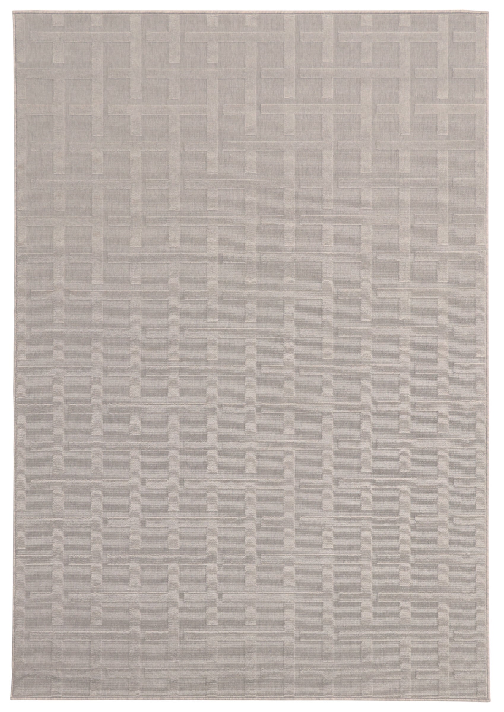 Villa Grey Polypropylene Rug 5'3" x 7'7" - Walmart.com