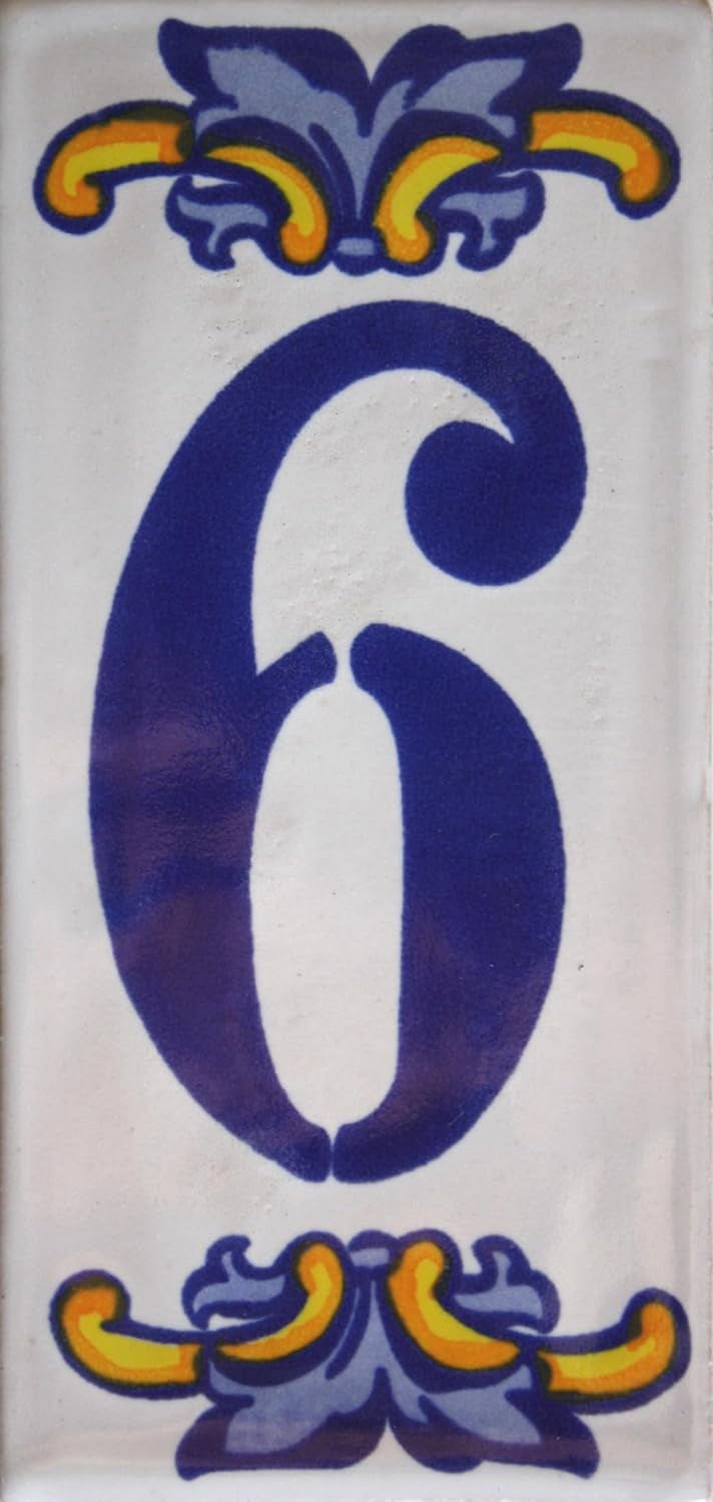 Villa Mexican Tile House Number Six - Walmart.com