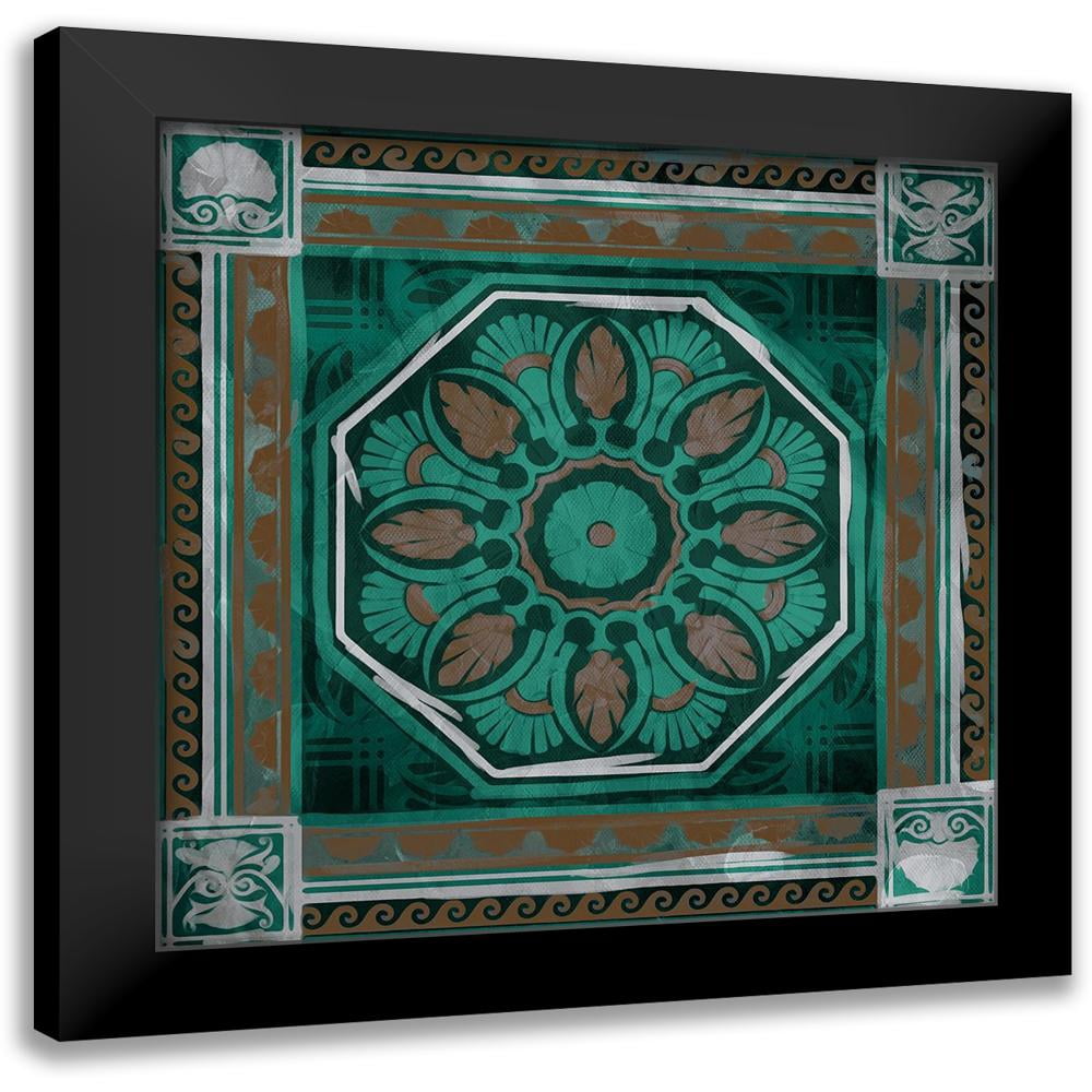 Villa, Milli 15x15 Black Modern Framed Museum Art Print Titled - Green ...