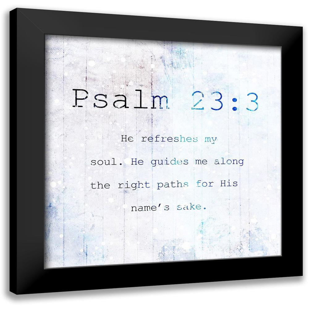 Villa, Milli 15x15 Black Modern Framed Museum Art Print Titled - Psalm ...