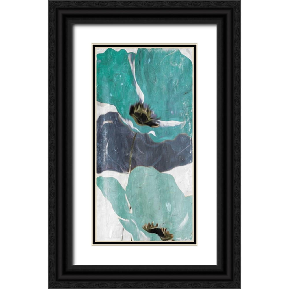 Villa, Milli 18x32 Black Ornate Wood Framed with Double Matting Museum ...