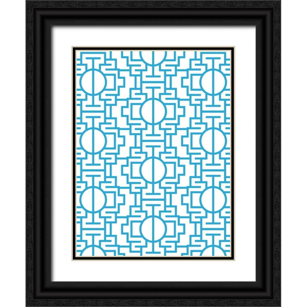 Villa, Milli 19x24 Black Ornate Wood Framed with Double Matting Museum ...