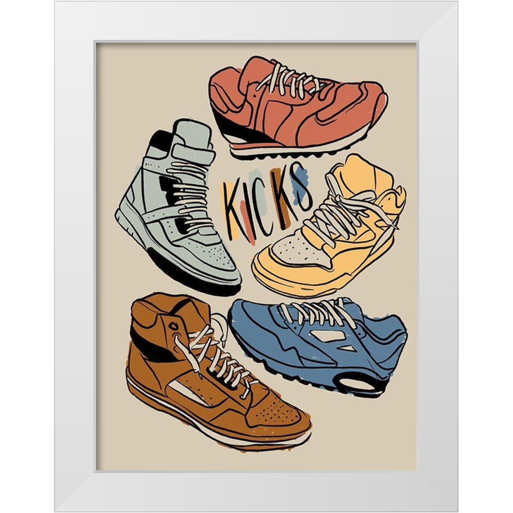 Villa, Milli 19x24 White Modern Wood Framed Museum Art Print Titled ...