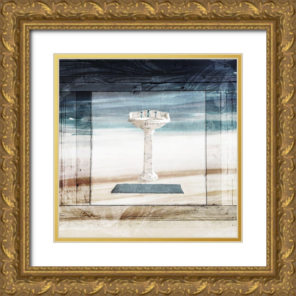 Villa, Milli 20x20 Gold Ornate Wood Framed with Double Matting Museum ...