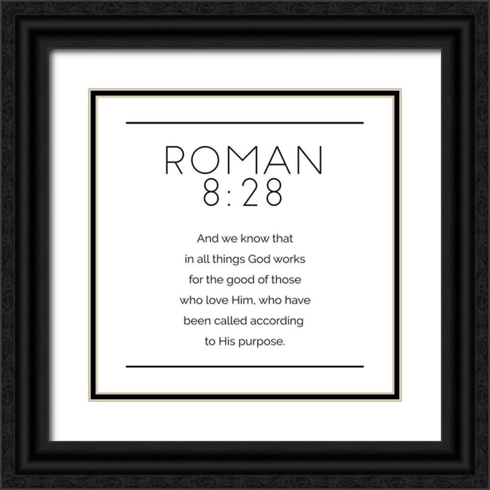 Villa, Milli 26x26 Black Ornate Wood Framed with Double Matting Museum ...