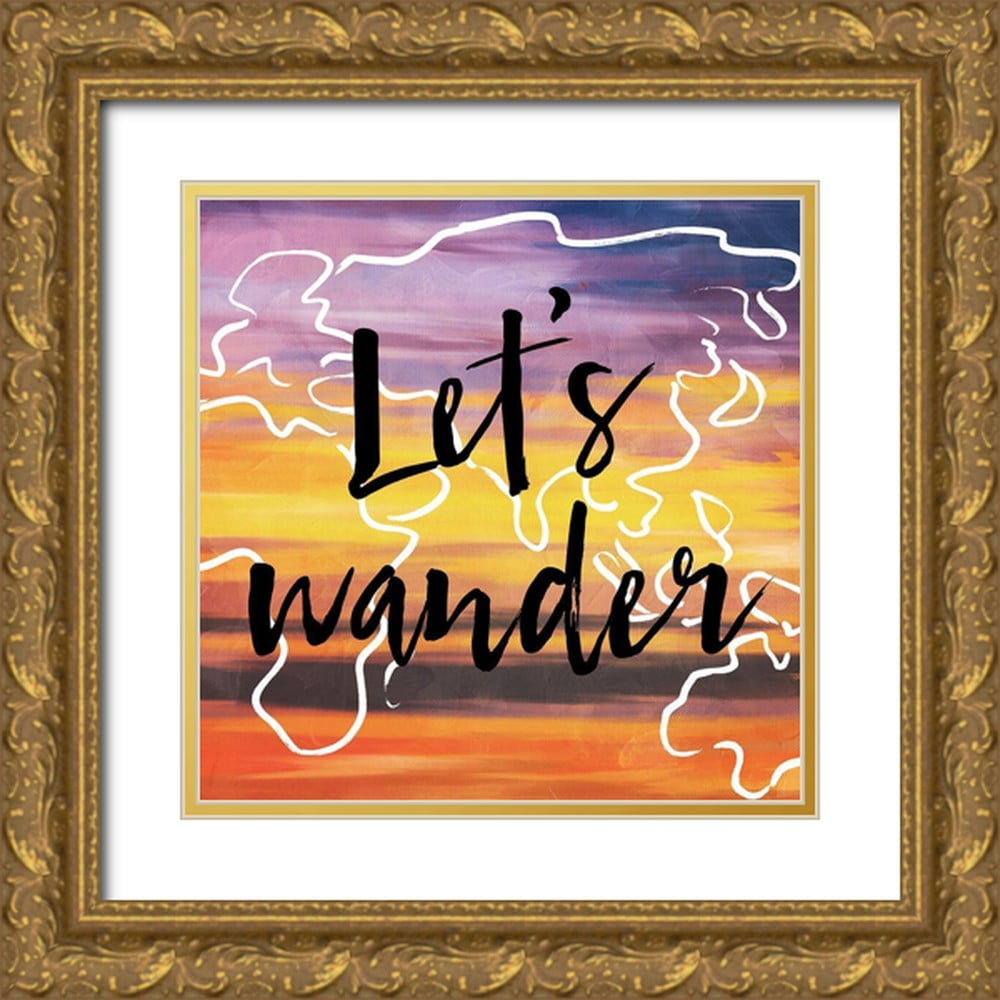 Villa, Milli 26x26 Gold Ornate Wood Framed with Double Matting Museum Art Print Titled - Lets ...