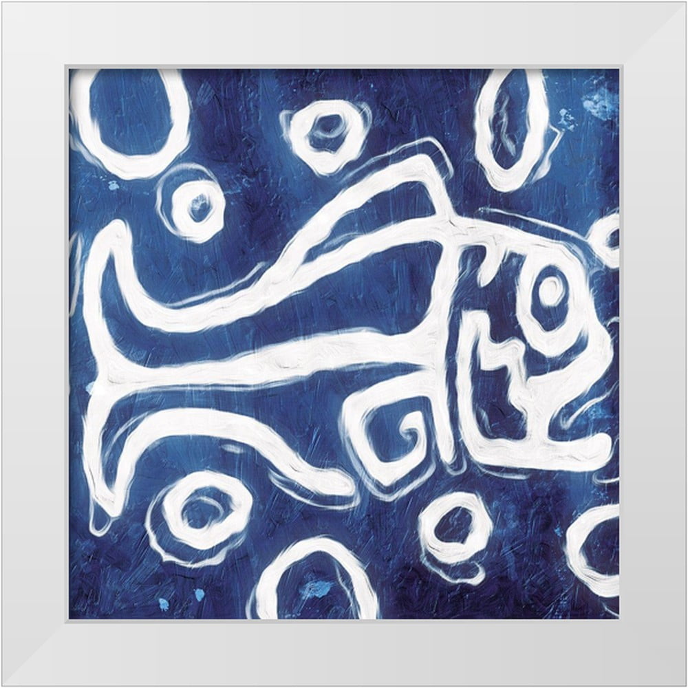Villa, Milli 26x26 White Modern Wood Framed Museum Art Print Titled ...