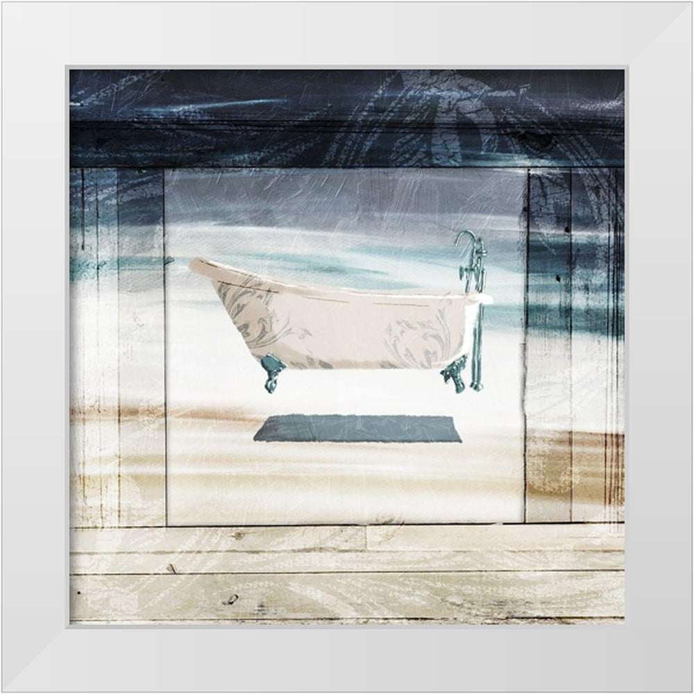 Villa, Milli 26x26 White Modern Wood Framed Museum Art Print Titled ...