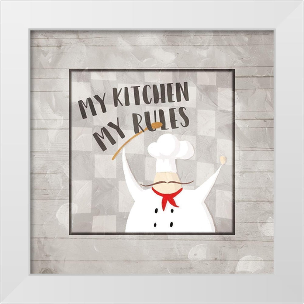 Villa, Milli 26x26 White Modern Wood Framed Museum Art Print Titled ...
