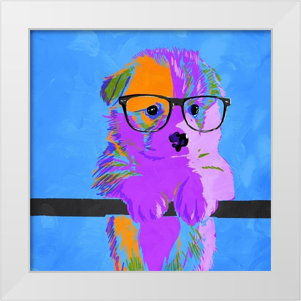 Villa, Milli 26x26 White Modern Wood Framed Museum Art Print Titled ...