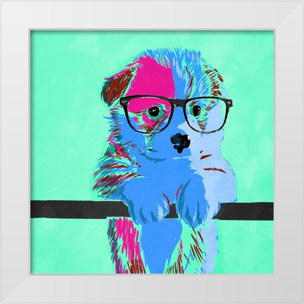 Villa, Milli 26x26 White Modern Wood Framed Museum Art Print Titled ...