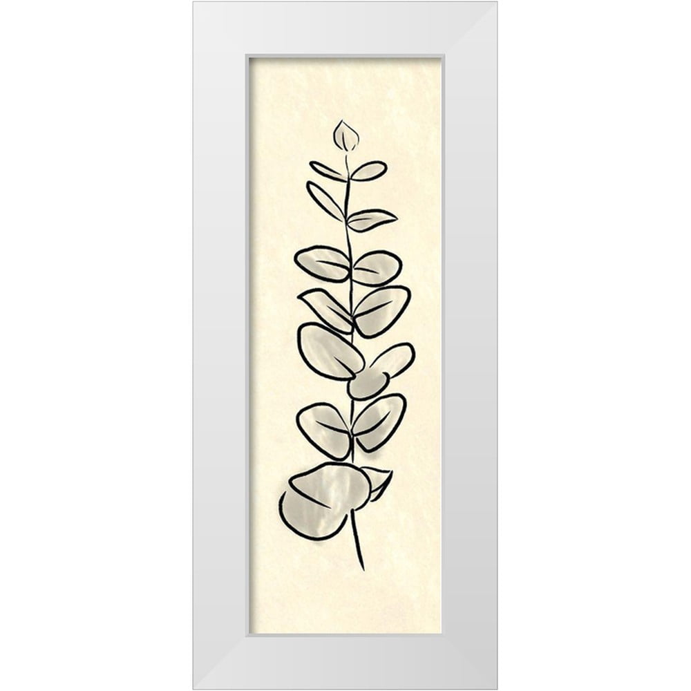 Villa, Milli 9x18 White Modern Wood Framed Museum Art Print Titled ...