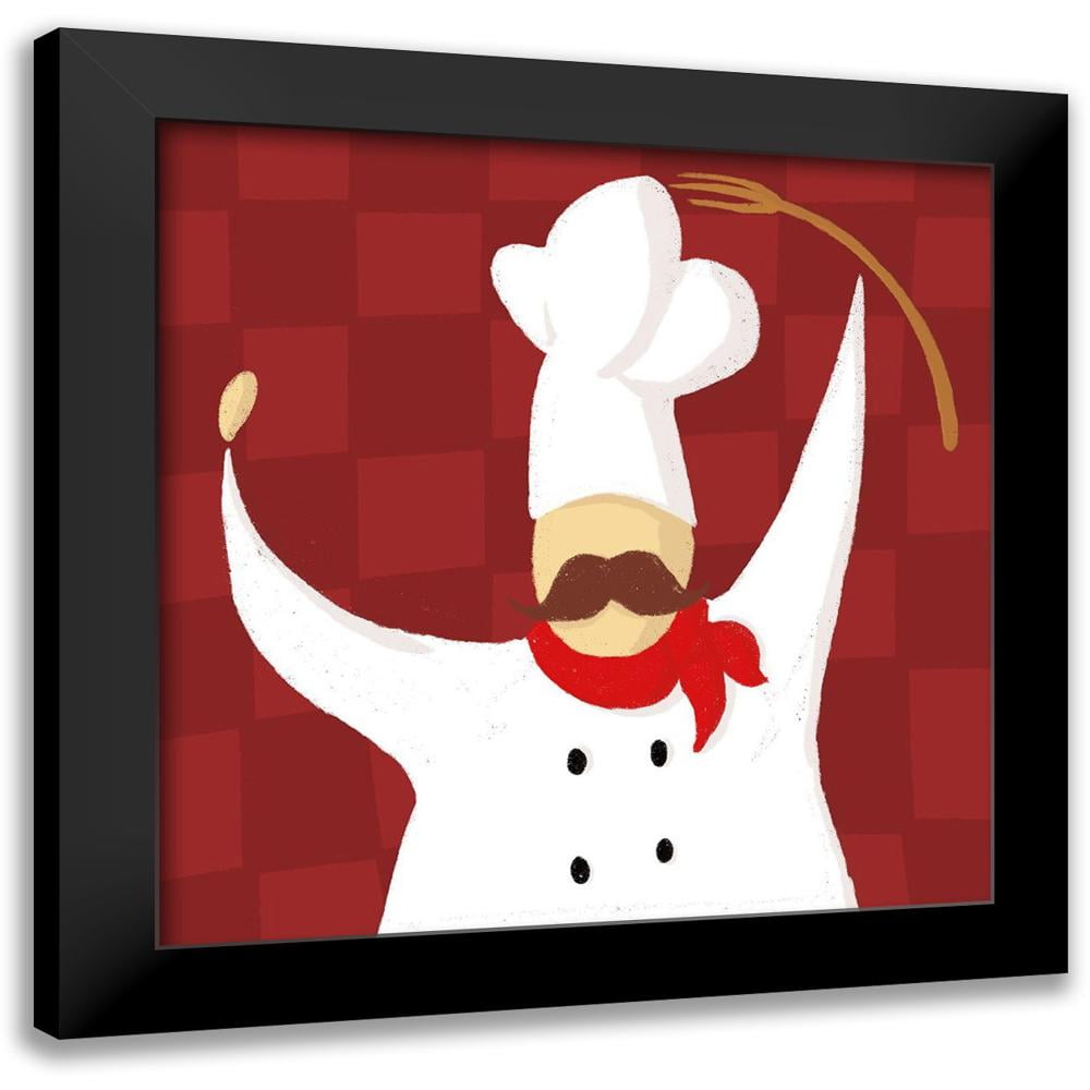 Villa, Mlli 12x12 Black Modern Framed Museum Art Print Titled - Fork ...