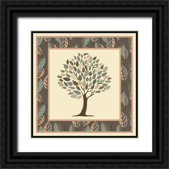 Villa, Mlli 12x12 Black Ornate Wood Framed with Double Matting Museum ...