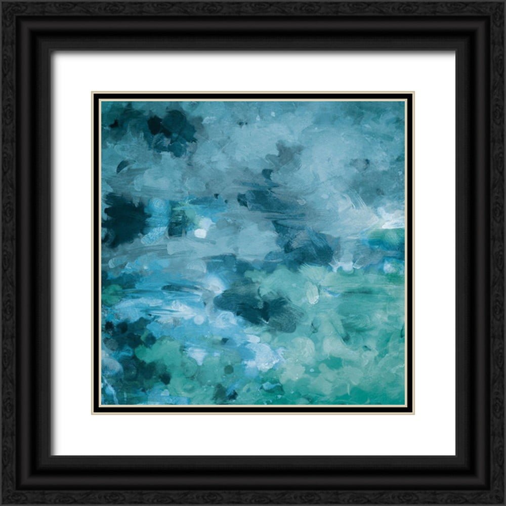 Villa, Mlli 12x12 Black Ornate Wood Framed with Double Matting Museum ...