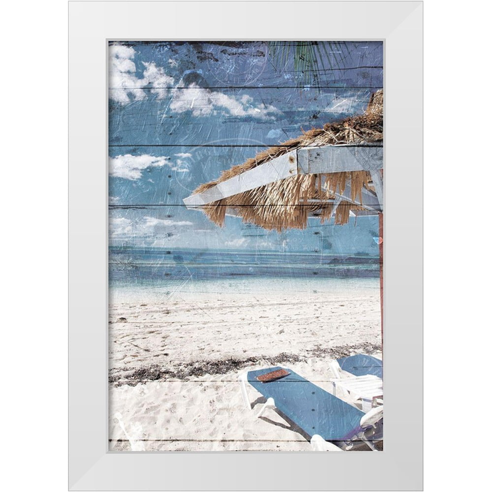 Villa, Mlli 13x18 White Modern Wood Framed Museum Art Print Titled - Coastal Chill Mate ...