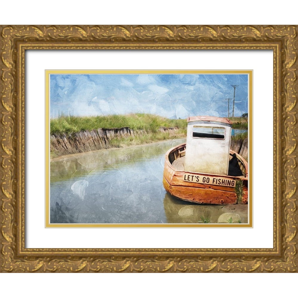 Villa, Mlli 14x12 Gold Ornate Wood Framed with Double Matting Museum ...