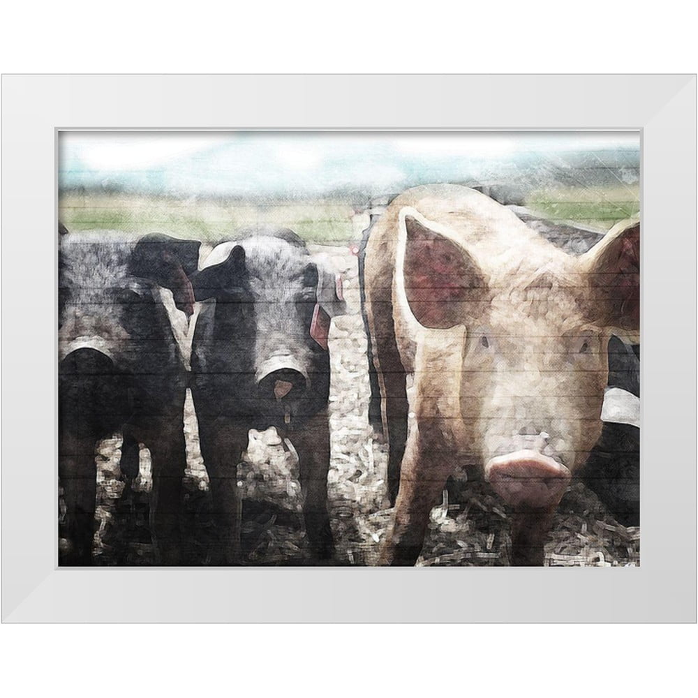 Villa, Mlli 14x12 White Modern Wood Framed Museum Art Print Titled ...