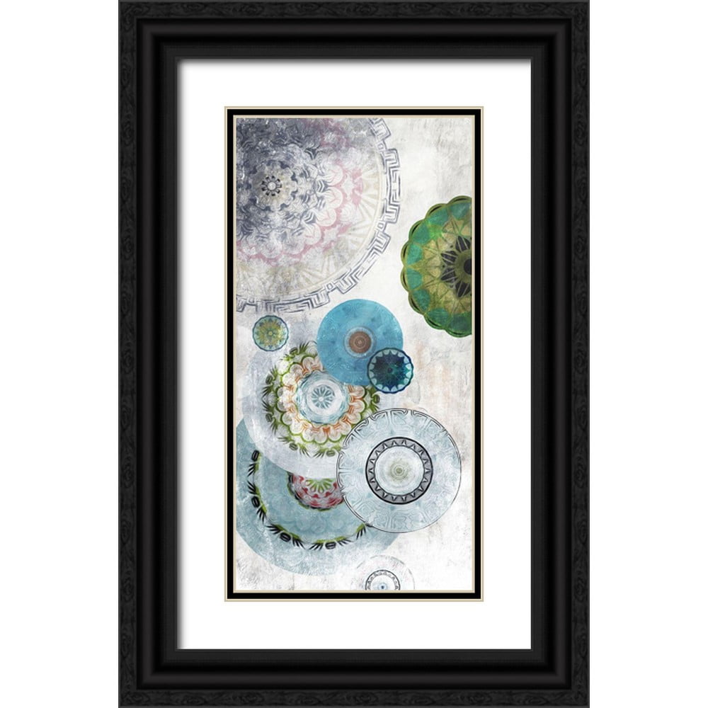 Villa, Mlli 14x24 Black Ornate Wood Framed with Double Matting Museum ...