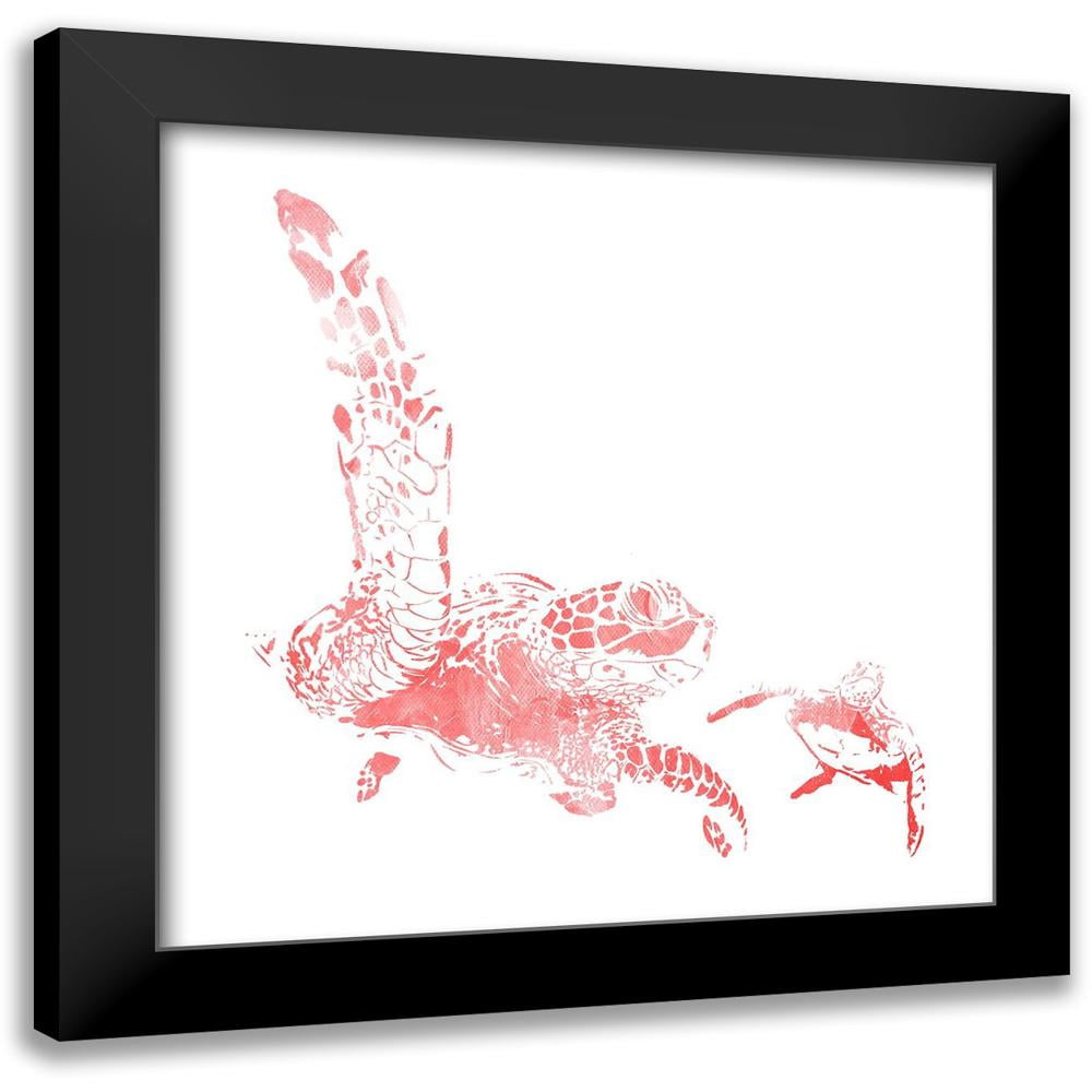 Villa, Mlli 15x15 Black Modern Framed Museum Art Print Titled - Turtles ...