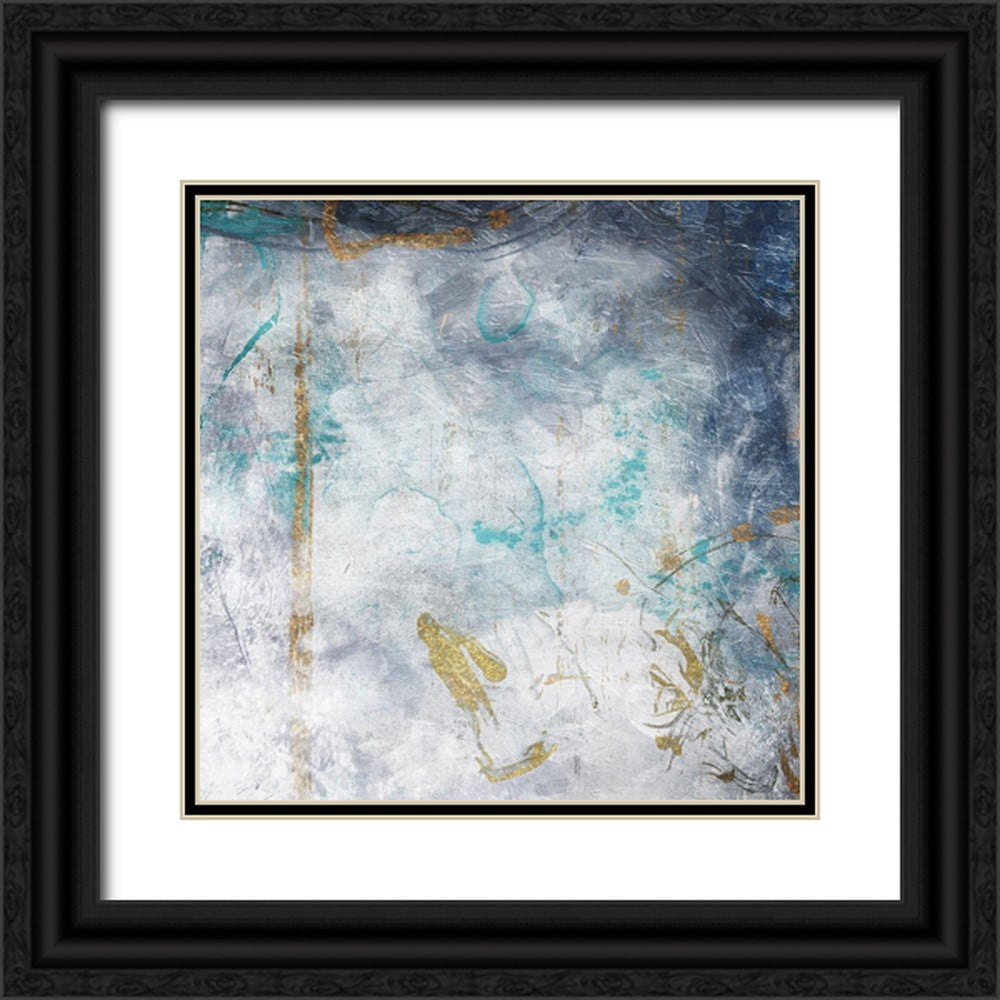 Villa, Mlli 15x15 Black Ornate Wood Framed with Double Matting Museum ...