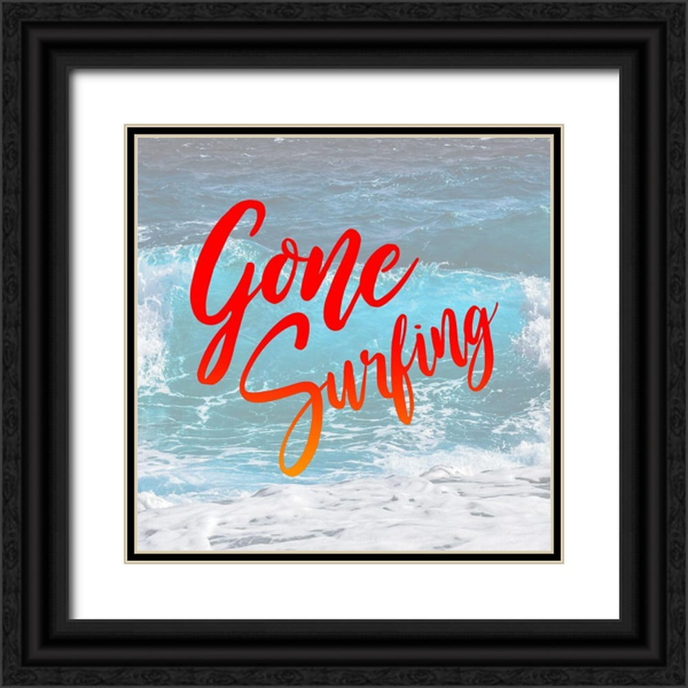 Villa, Mlli 15x15 Black Ornate Wood Framed with Double Matting Museum ...