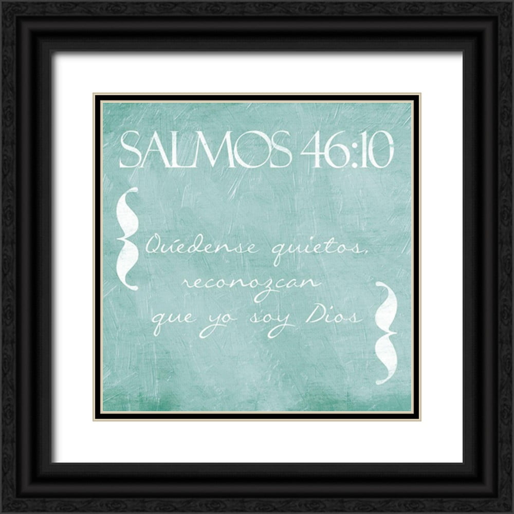 Villa, Mlli 15x15 Black Ornate Wood Framed with Double Matting Museum ...