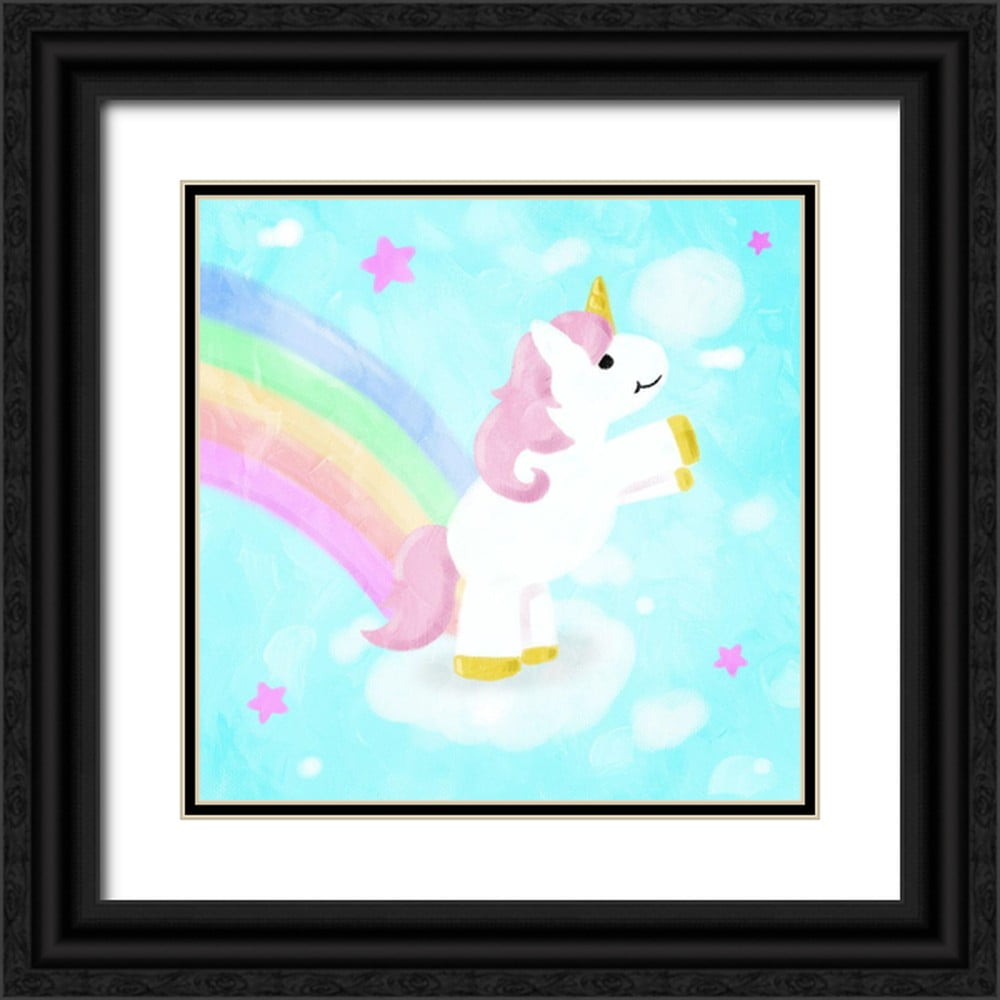 Villa, Mlli 15x15 Black Ornate Wood Framed with Double Matting Museum ...