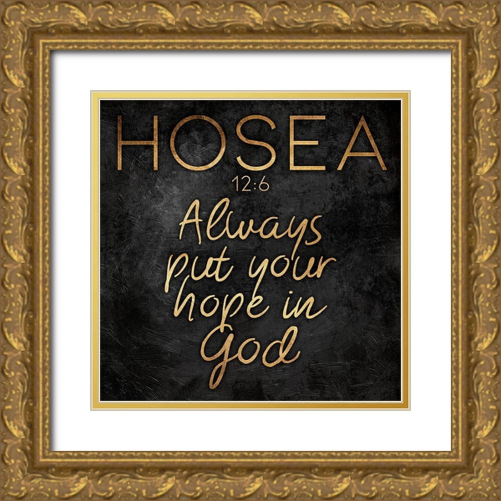 Villa, Mlli 15x15 Gold Ornate Wood Framed with Double Matting Museum ...