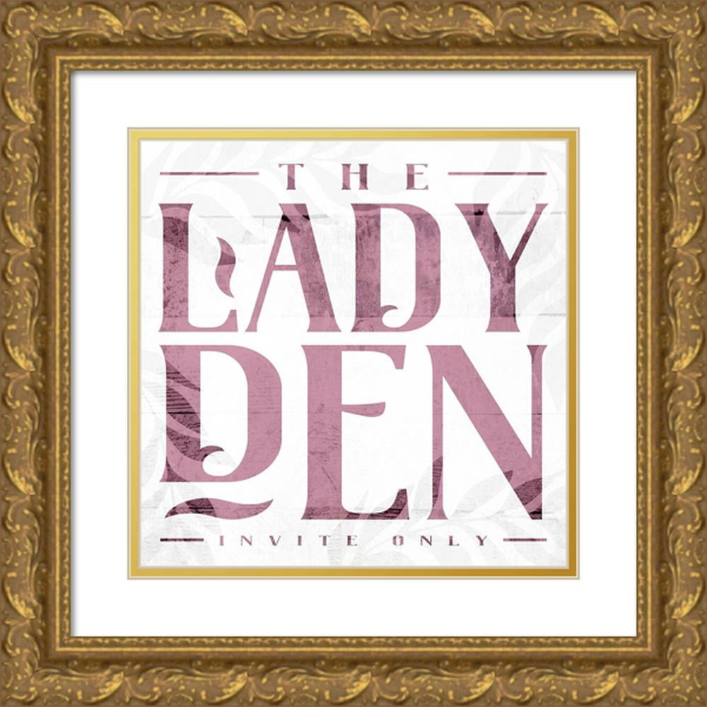 Villa, Mlli 15x15 Gold Ornate Wood Framed with Double Matting Museum ...