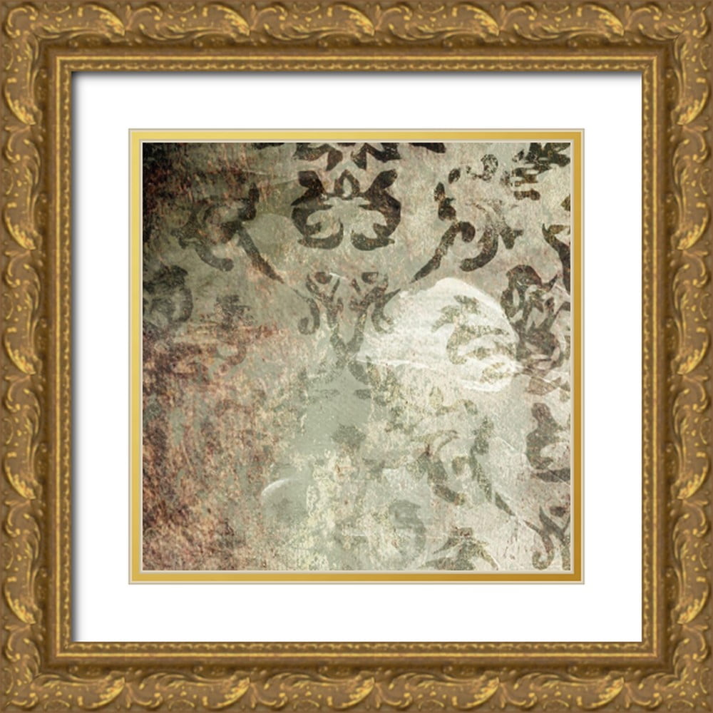 Villa, Mlli 15x15 Gold Ornate Wood Framed with Double Matting Museum ...