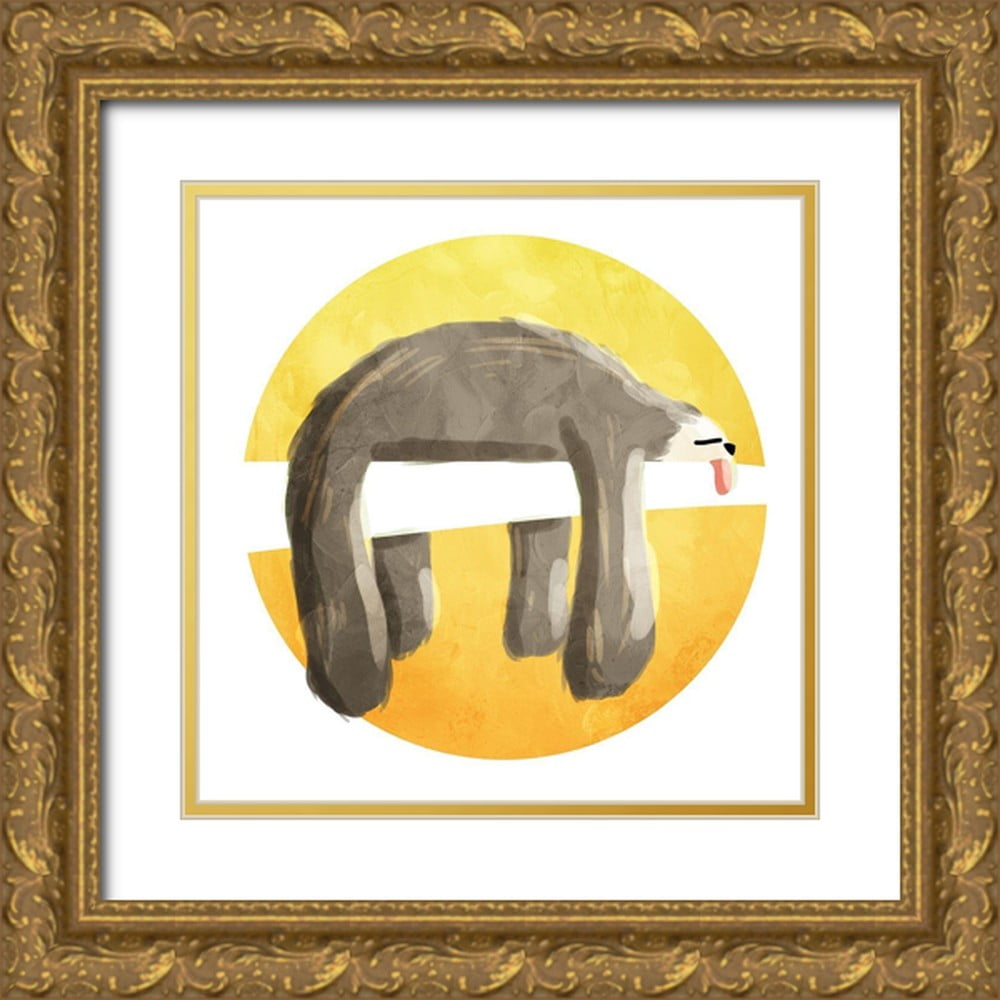 Villa, Mlli 15x15 Gold Ornate Wood Framed with Double Matting Museum ...