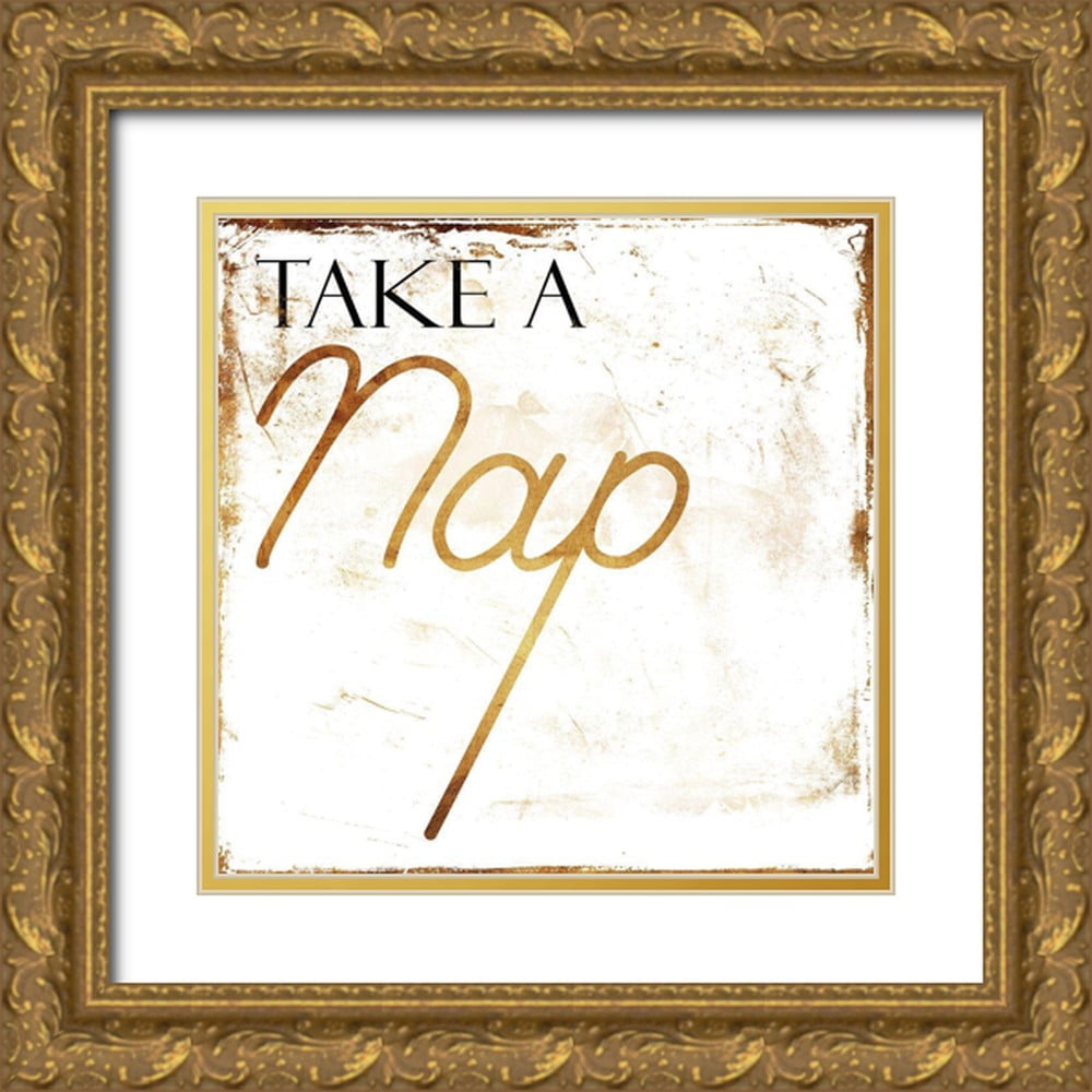 Villa, Mlli 15x15 Gold Ornate Wood Framed with Double Matting Museum ...