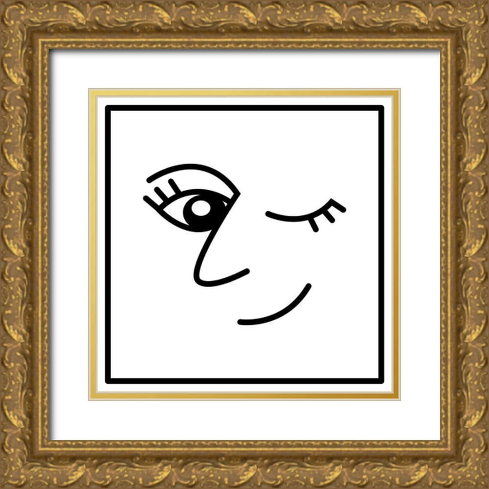 Villa, Mlli 15x15 Gold Ornate Wood Framed with Double Matting Museum Art Print Titled - Winky ...